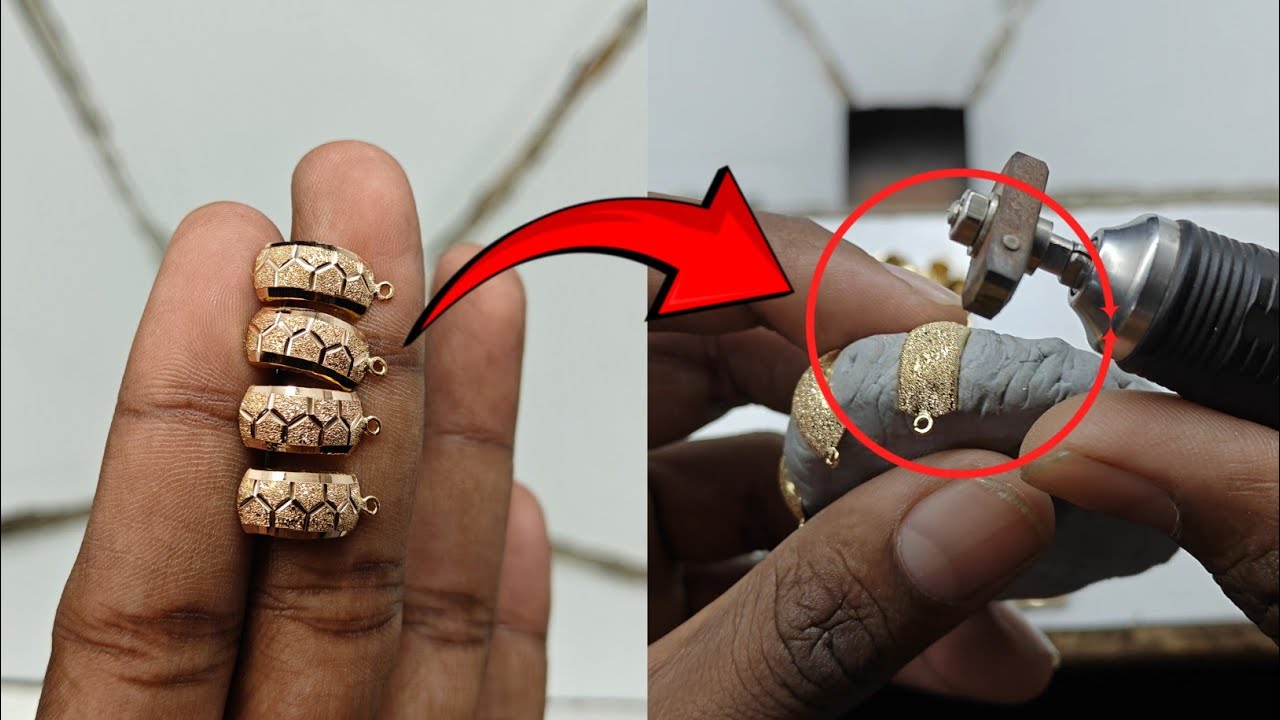 how to make gold Butti cutting fancy latest design making video 916 ...