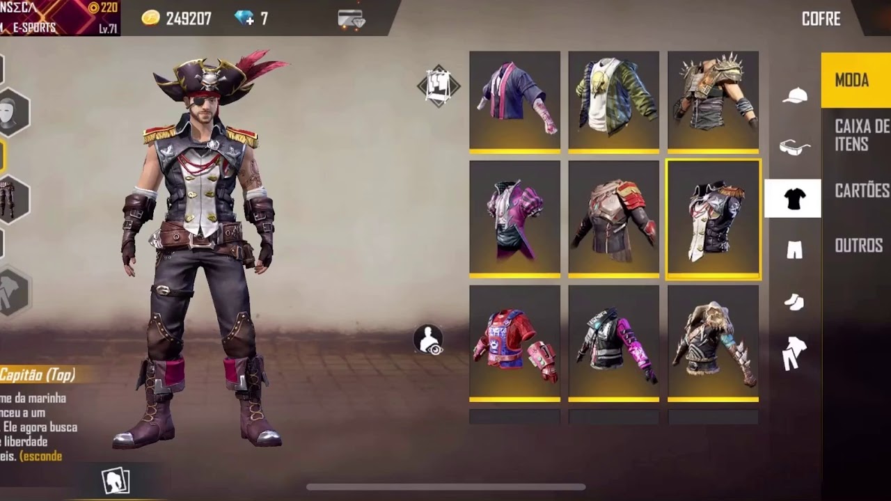 VENDO CONTA COM TODOS OS PASSES DE ELITE, E CALSA ANGELICAL !!! FREE ...