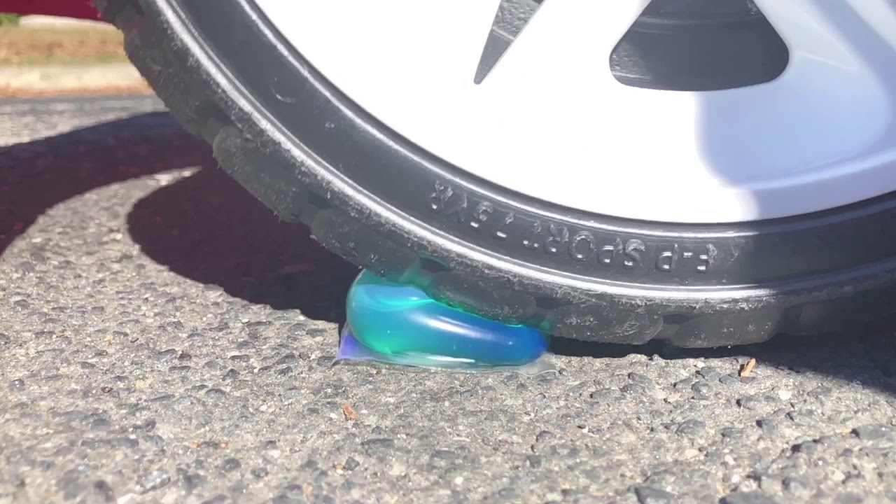 Slow Motion Tide Pod Explosion - YouTube