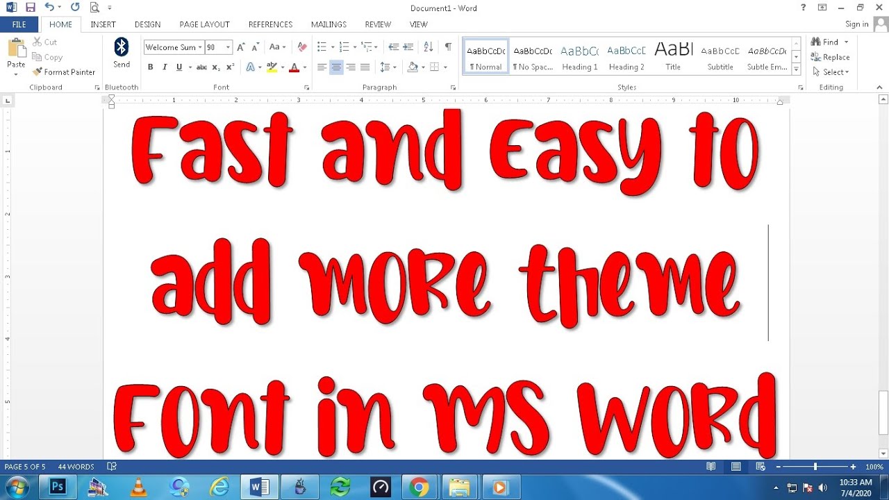 HOW TO ADD THEME FONT IN MS WORD Tutorial 2020 YouTube how-to-add-theme-font-in-ms-word-tutorial-2020-youtube