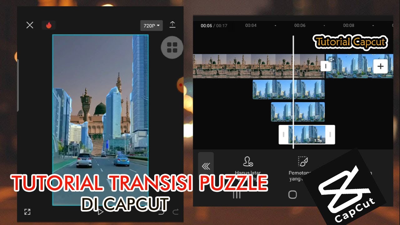TUTORIAL TRANSISI PUZZLE DI CAPCUT !!! MUDAH DAN KEREN - YouTube