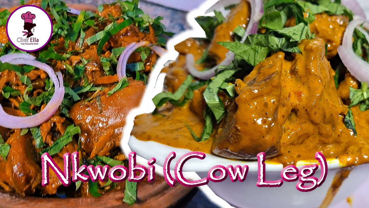 How To Make Nkwobi with Cowleg/ Nkwobi Recipe/ Nigerian food - YouTube