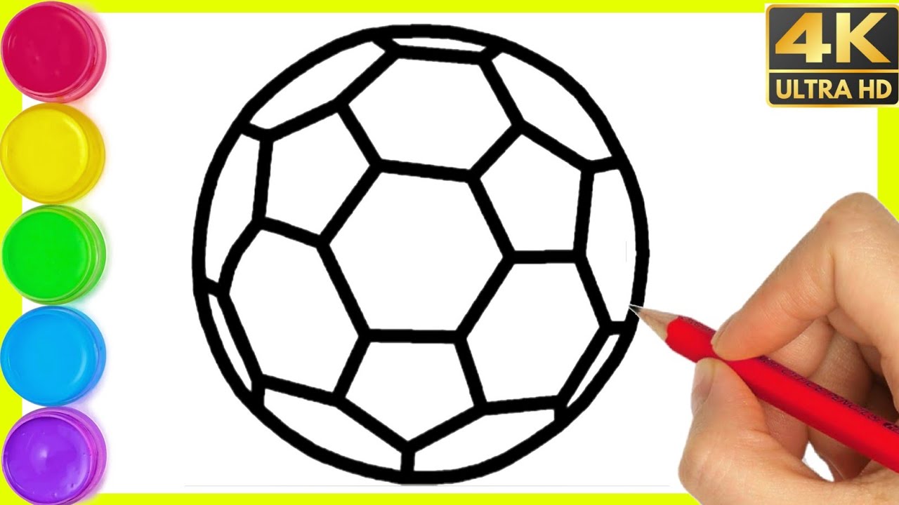 How to draw 3D Football ⚽ Drawing easy || easy and step by step ...