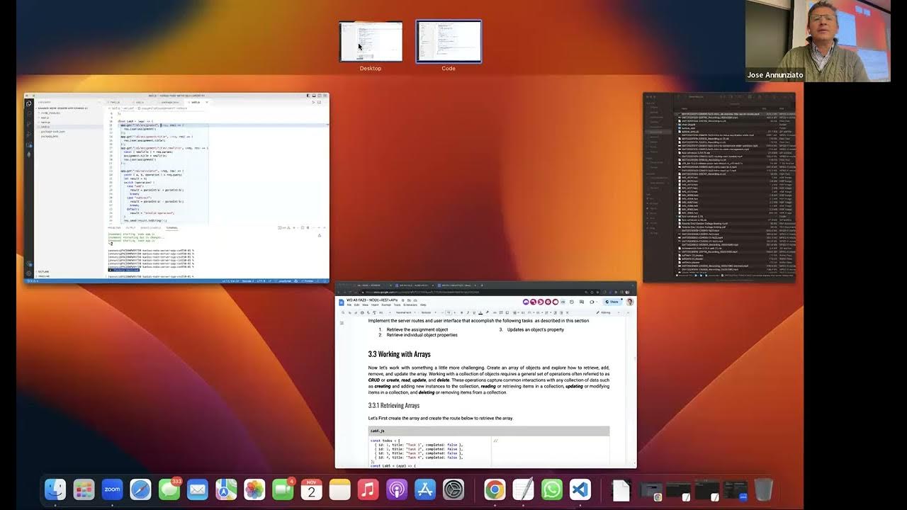 Creating RESTful Web APIs with Node, Express, and React.js - CS4550 - YouTube