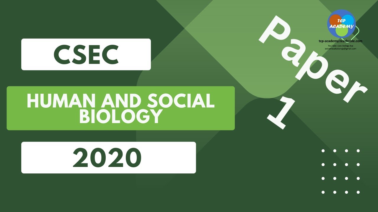 CSEC Human And Social Biology JUNE 2020 Paper 1 CSEC Biology TCP csec-human-and-social-biology-june-2020-paper-1-csec-biology-tcp