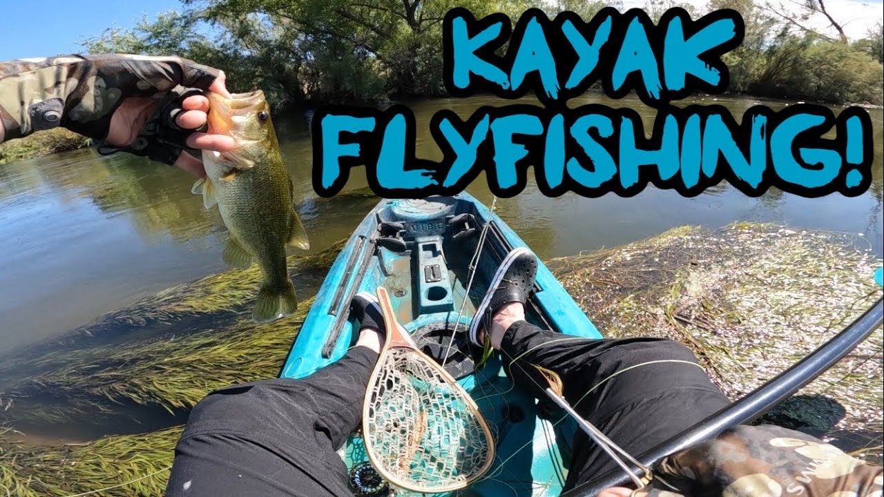 Fly Fishing for Bass on the Salt River (AZ)- in my Kayak - YouTube