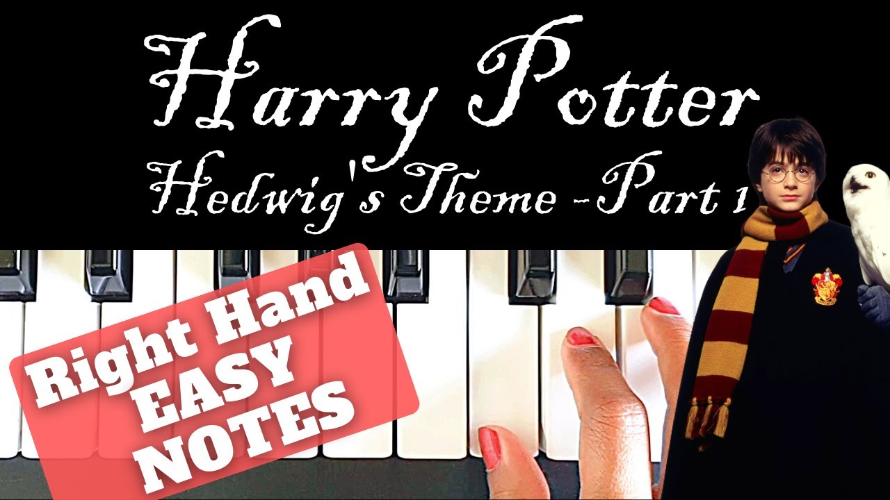 Harry Potter - Hedwig's Theme - Part 1| Right hand Piano Tutorial ...