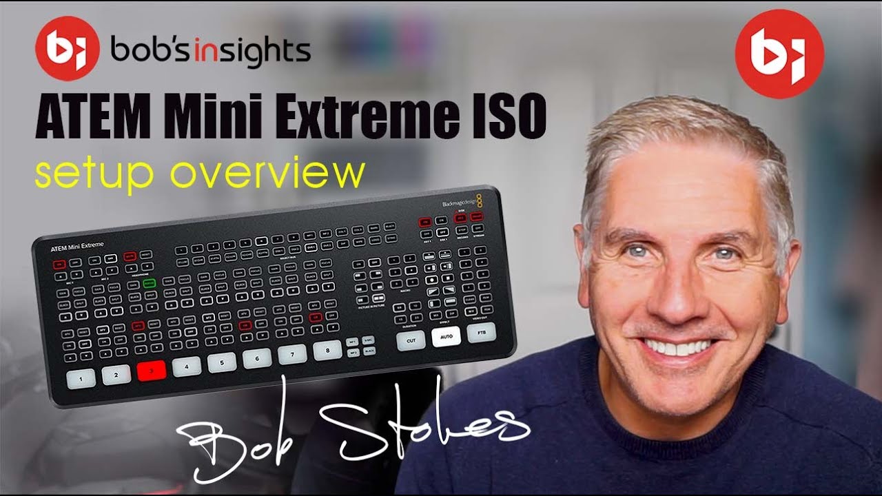 Atem Mini Extreme ISO review - Studio Setup for Streaming and recording multi-cameras - YouTube