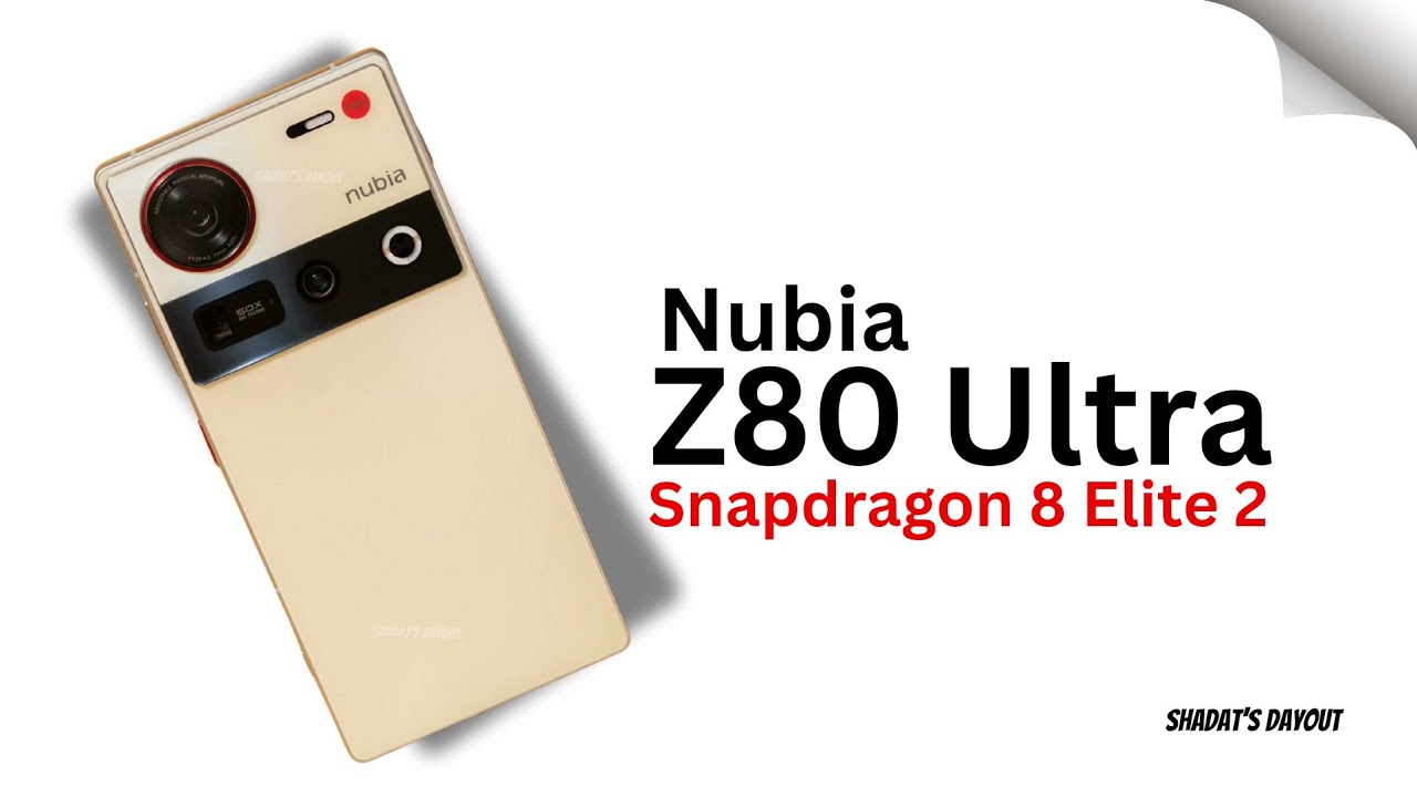Nubia Z80 Ultra First Look, Leaks & Rumors, Release Date - YouTube