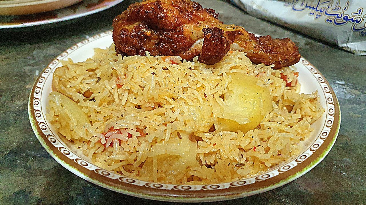Potato Rice Recipe || Aloo Pulao Recipe || Testy & Easy Recipe ...
