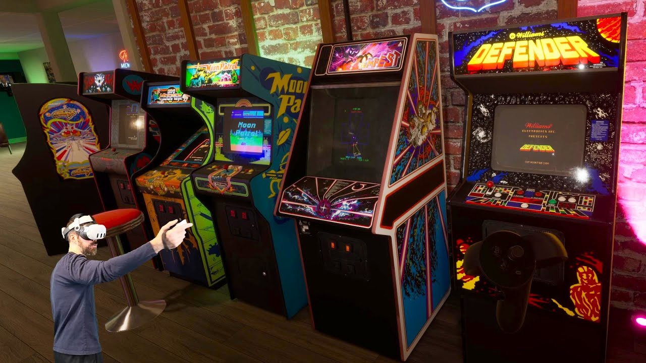 Arcade Time Capsule (FREE 80s/90s Arcade in VR) Gameplay w/ Quest 3 ...