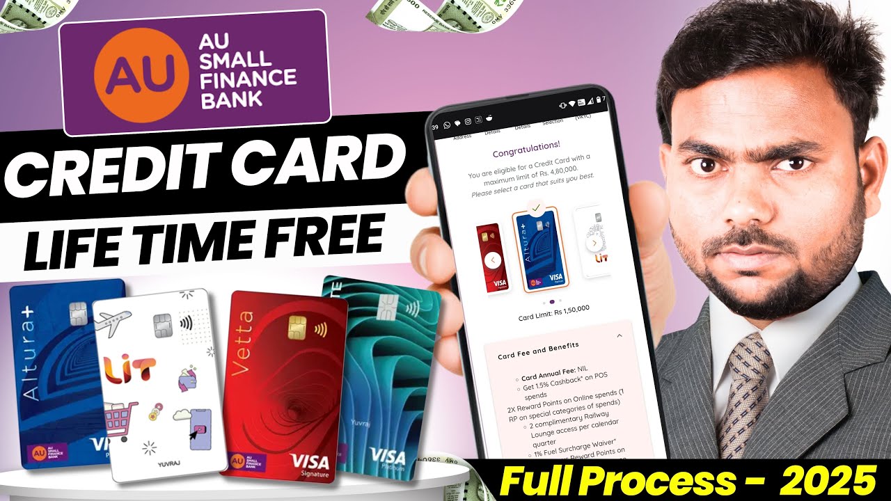 Au bank credit card Apply 2025 | Lifetime free credit card | au small ...