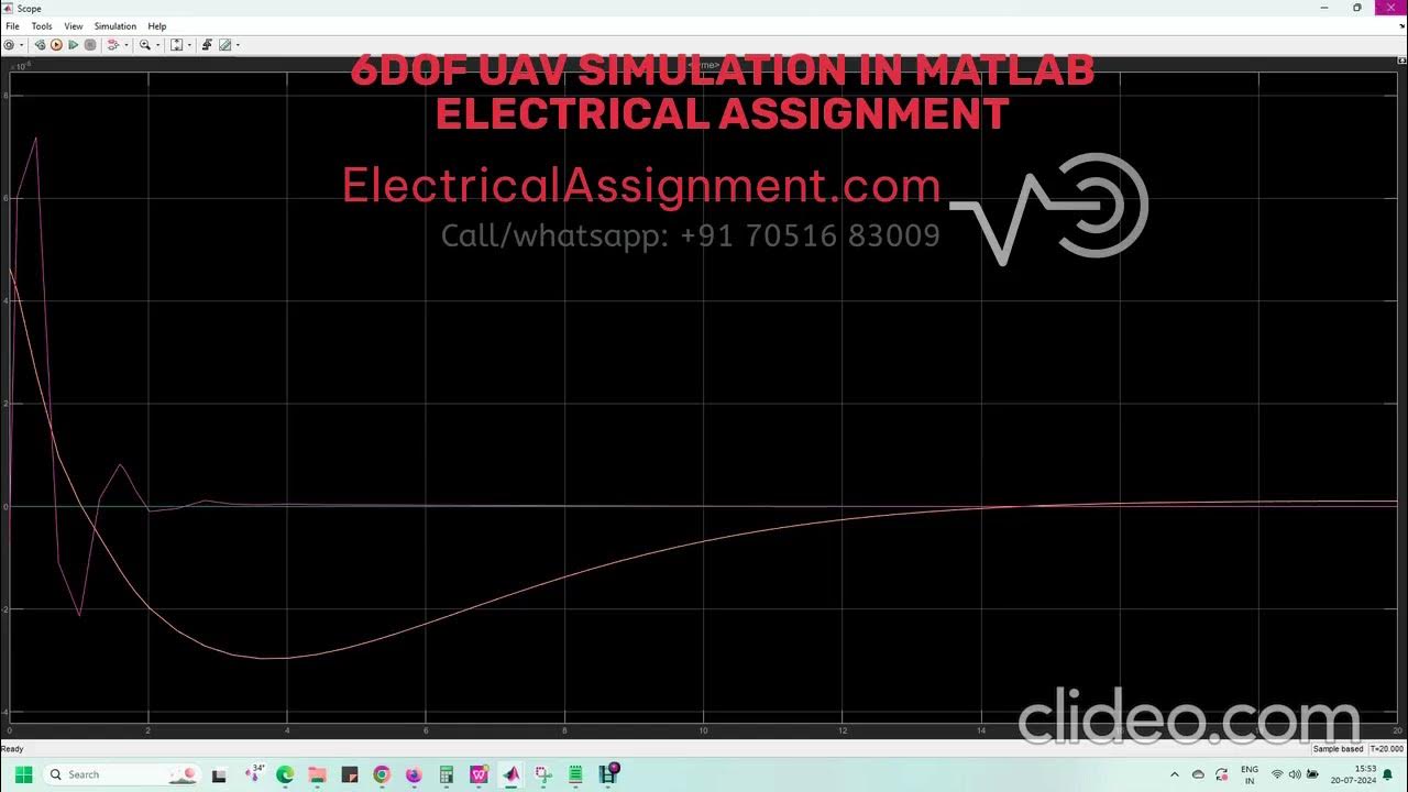 6DOF UAV - MATLAB ELECTRICAL ASSIGNMENT - YouTube