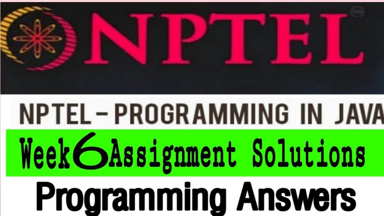 Programming In Java Quiz Solution And Programming Assignment Q1 5 Week 6 1954
