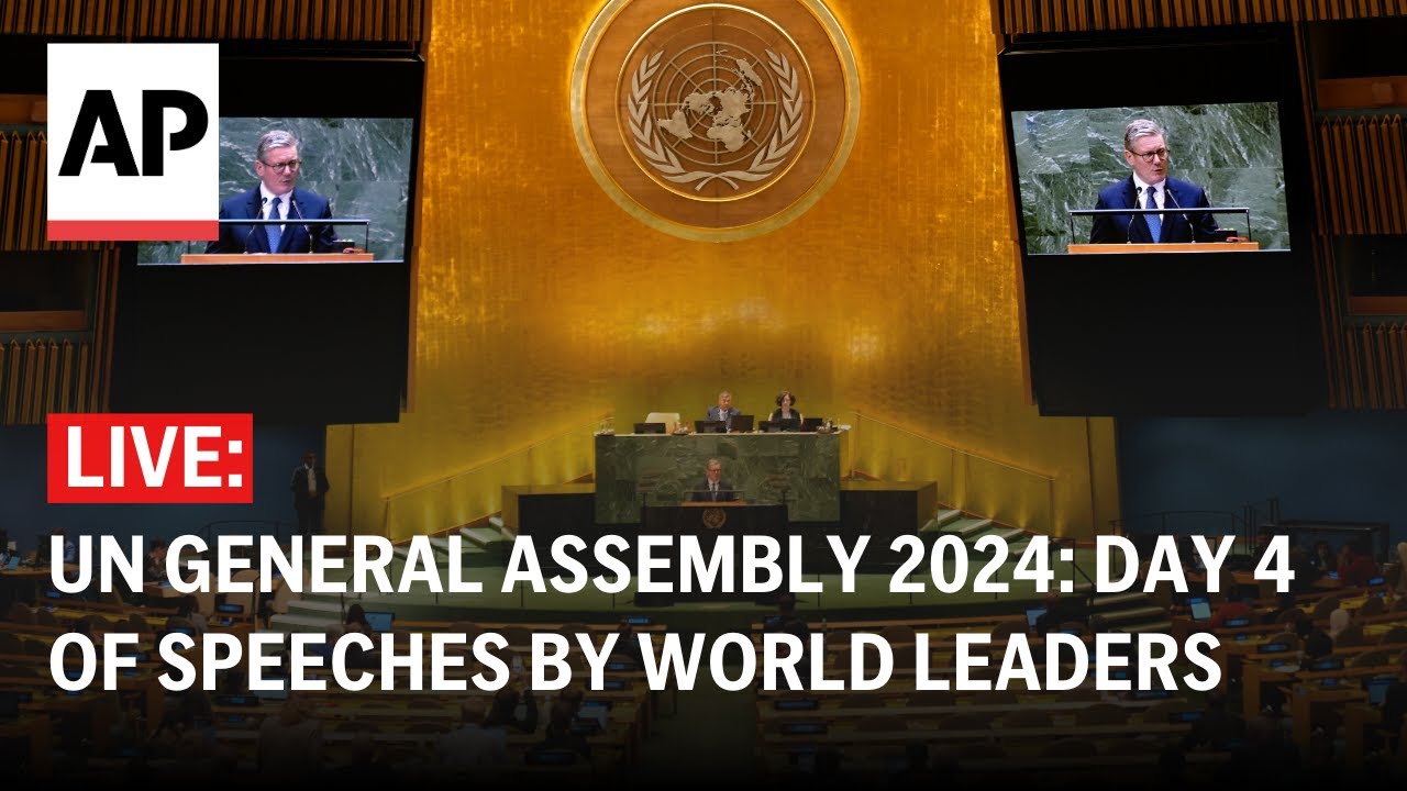 LIVE: Speeches on Day 4 at UN General Assembly 2024 - YouTube