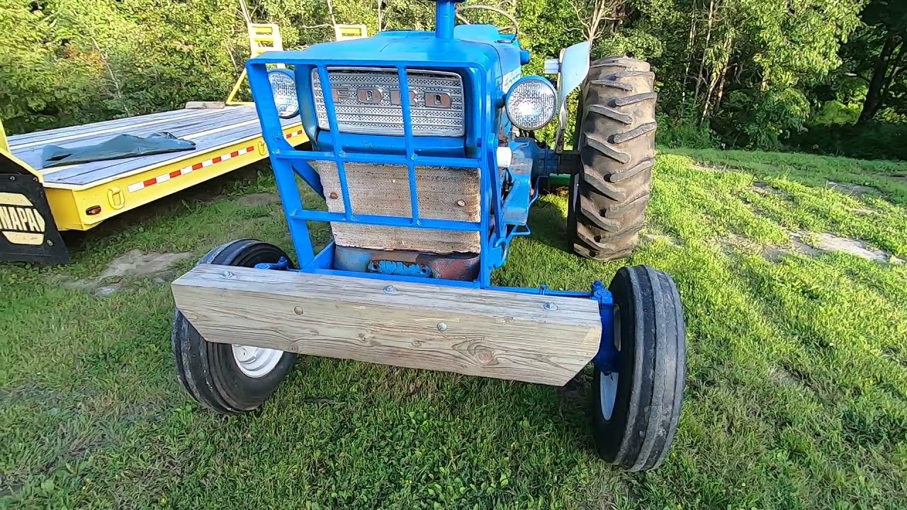 Tractor Heavy Bumper Build! (Ford 5000) - YouTube