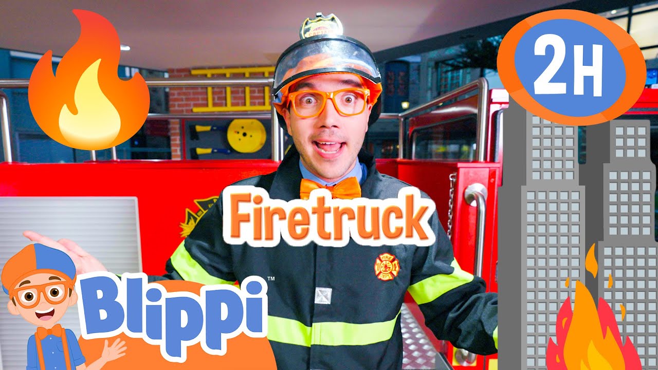 Firefighter Blippi |Blippi | Educational Kids Videos | Moonbug Kids ...