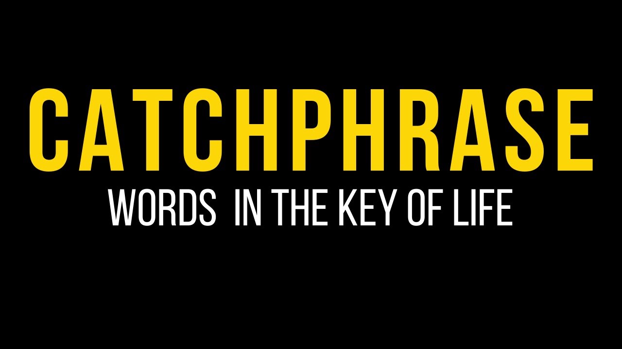 Catchphrase - Aspects Of Life - YouTube