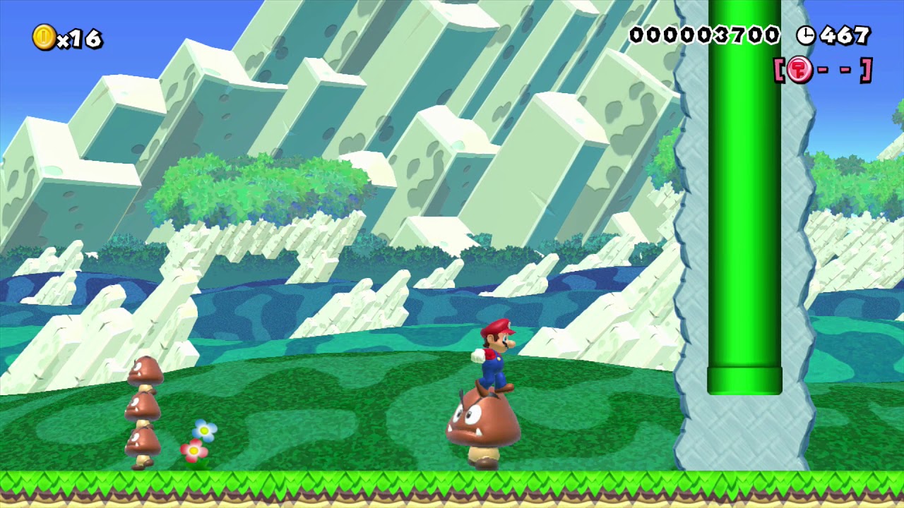 SMM Mods: NSMBU Overworld 2 BG - YouTube