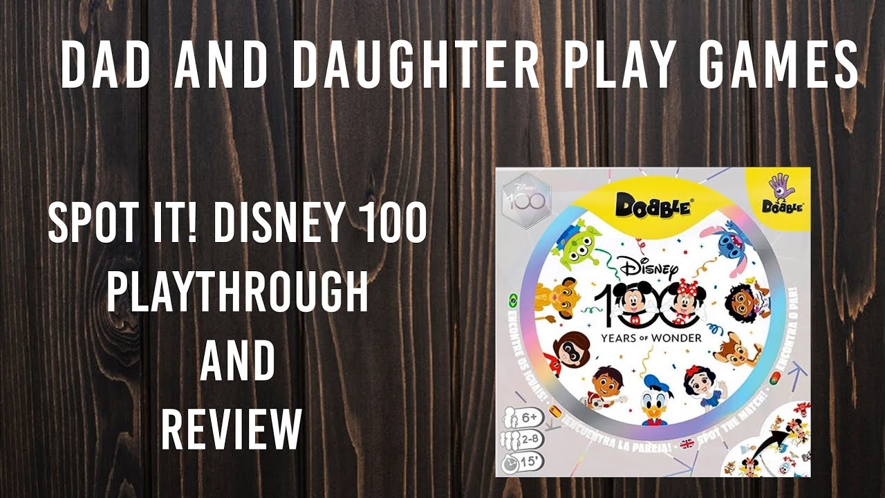 Spot It! Disney 100 Playthrough and Review - YouTube