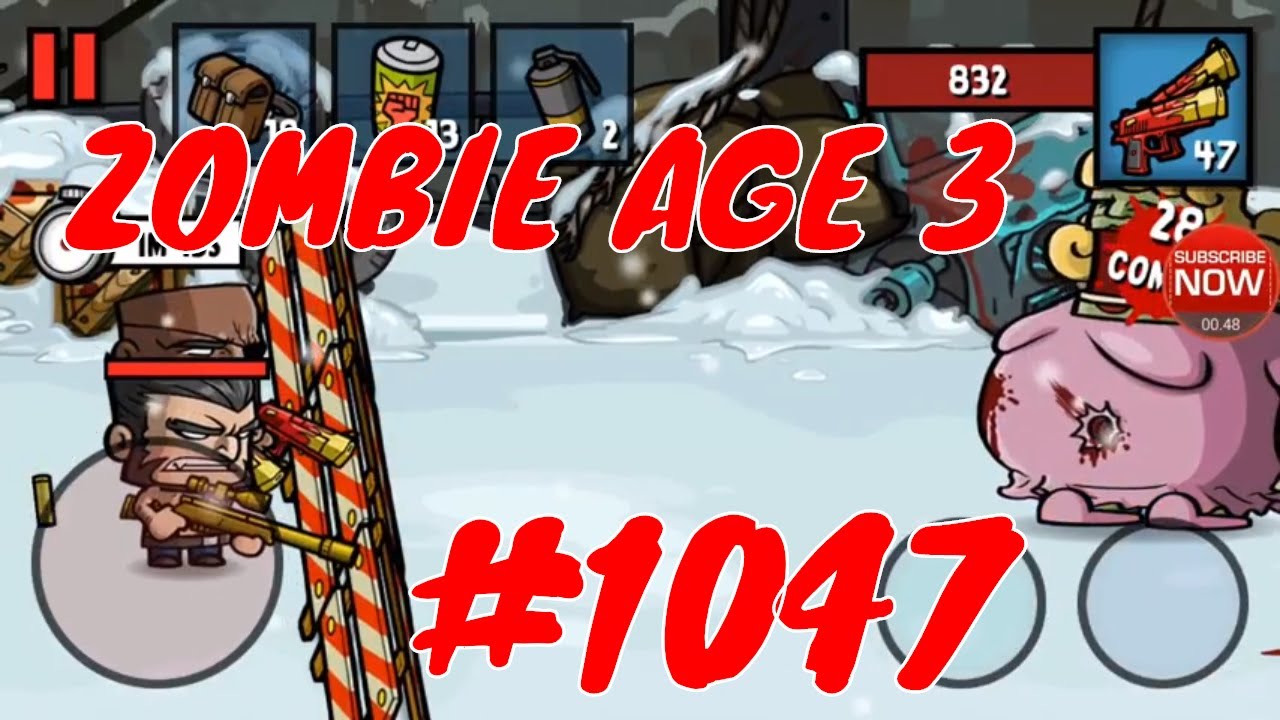 ZOMBIE AGE 3 EYE PATCHED MAN DEFEND WALL | Top Action Games Part 1047 ...