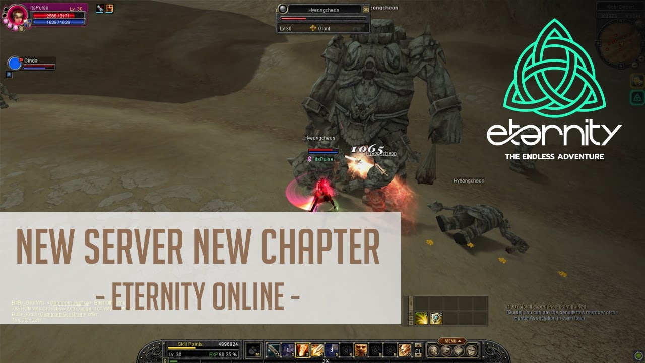 NEW Server NEW Chapter - Eternity Online (My Journey from Level 1-110) - YouTube
