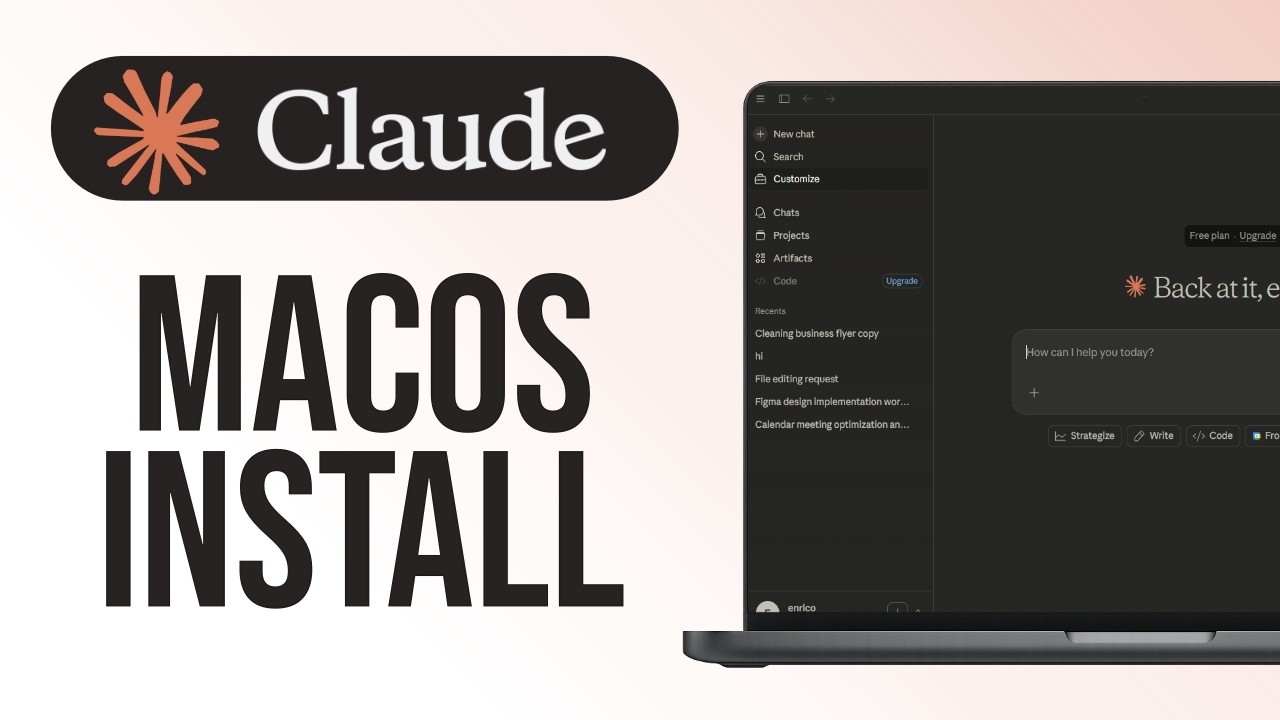 How to Download Claude AI on MacOS - YouTube
