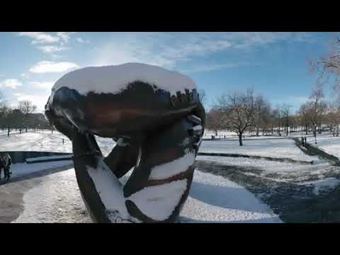 Boston Common, MLK Memorial Jan 20 2025 (VR 360-degree) 4K - YouTube