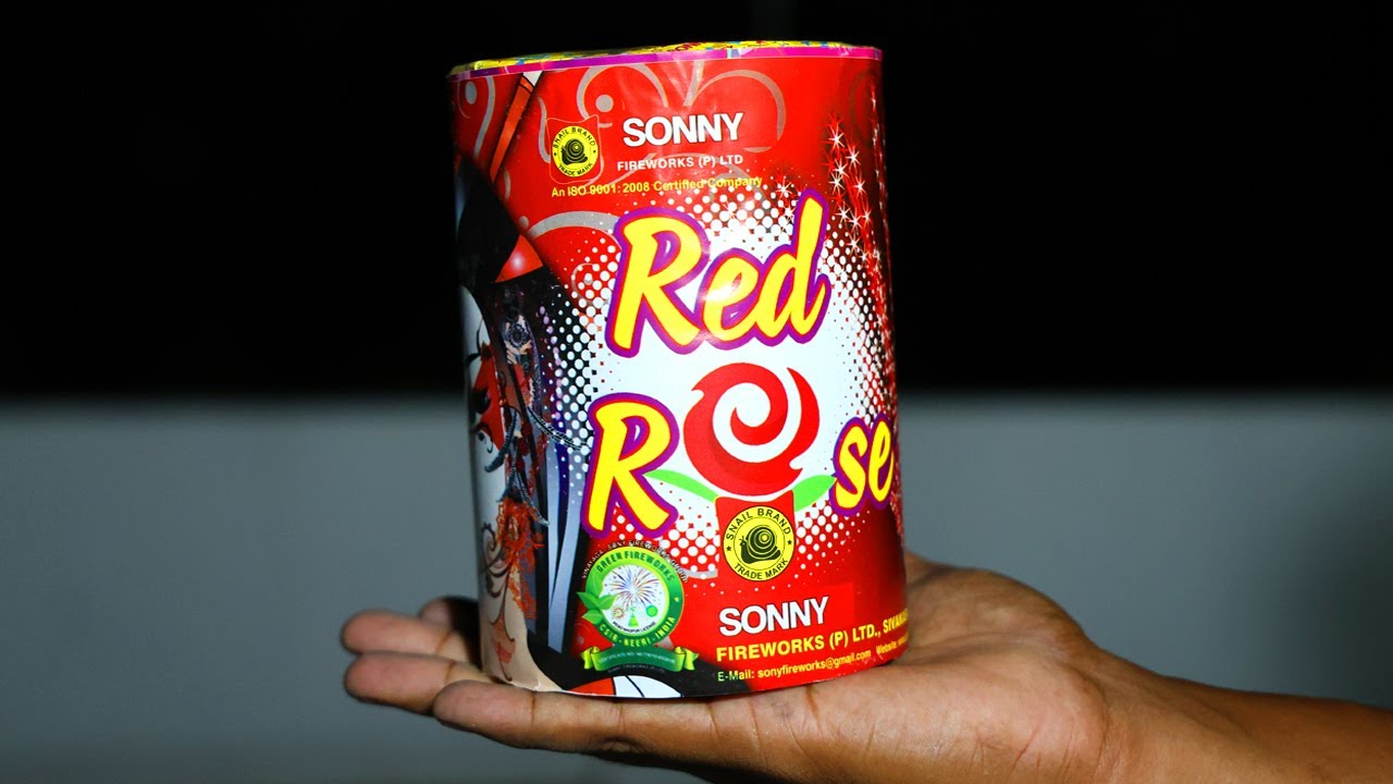 RED ROSE SKY SHOT | MODERN CRACKERS | SONY NIGHT CRACKERS | DIWALI ...