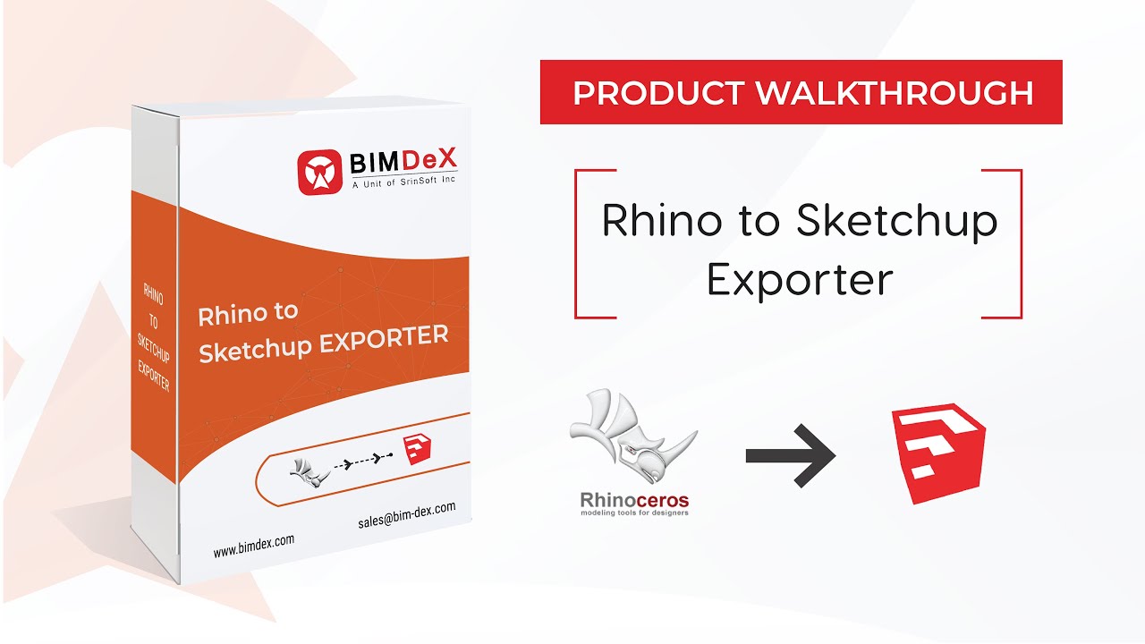 How To Export Rhino Model To Sketchup Rhino To Sketchup Exporter How To Export Rhino Model To Sketchup Rhino To Sketchup Exporter