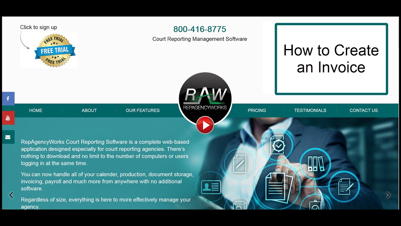 How to Create an Invoice (for Administrators) - YouTube