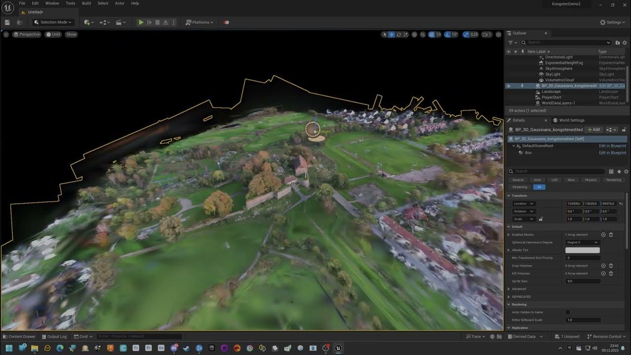 Editing 3D Gaussian Splatting PLY is super easy and quick (and so is importing to Unreal Engine ...