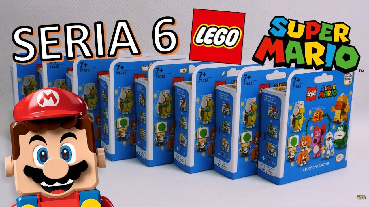 POSTACIE z LEGO SUPER MARIO (SERIA 6) 🍄 / UNBOXING - YouTube