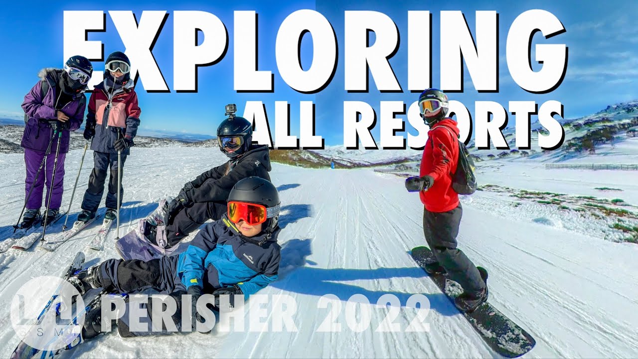 EXPLORING ALL 4 RESORT AREAS (Icy Morning Runs) – Perisher, June 2022 ...