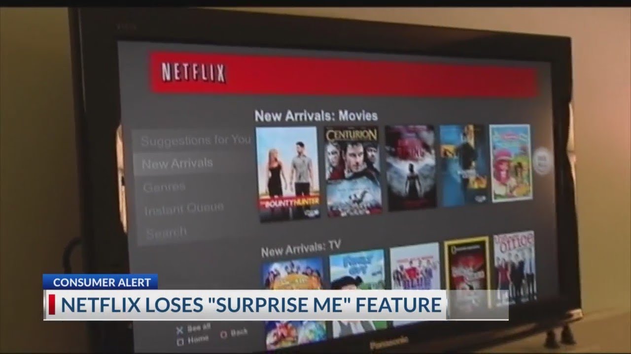 Netflix losses "surprise me" feature - YouTube
