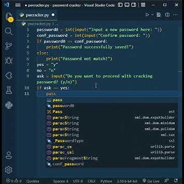 Tutorial Python - Password Cracker #shorts - YouTube