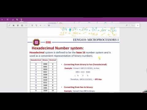 Binary and Hexadecimal Number Systems - YouTube