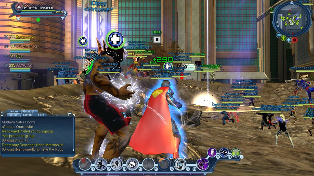 DCUO DEATH OF SUPERMAN PART I - EPIC DOOMSDAY BATTLE - YouTube