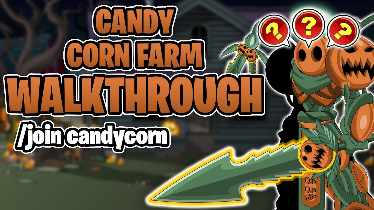 Candy Corn Farm Quest Walkthrough /join candycorn - AQW - YouTube