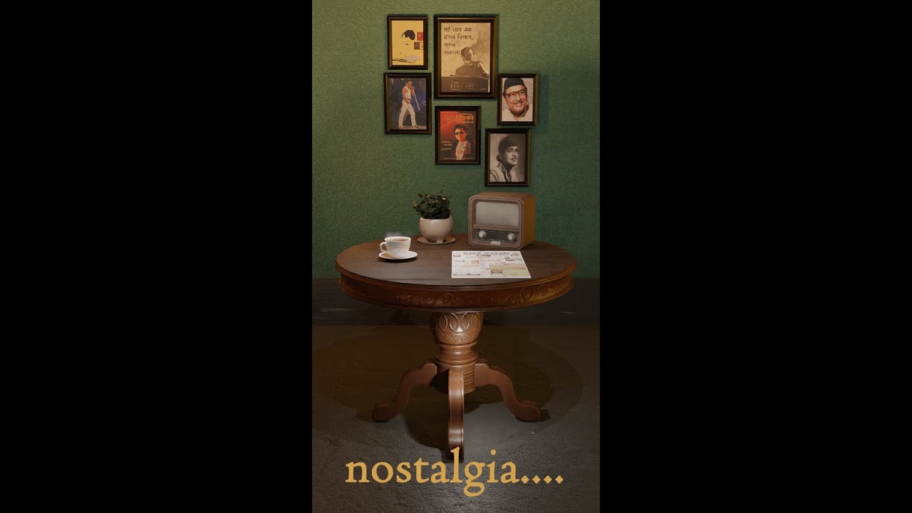 Nostalgia II 3D Animation II vintage environment design - YouTube