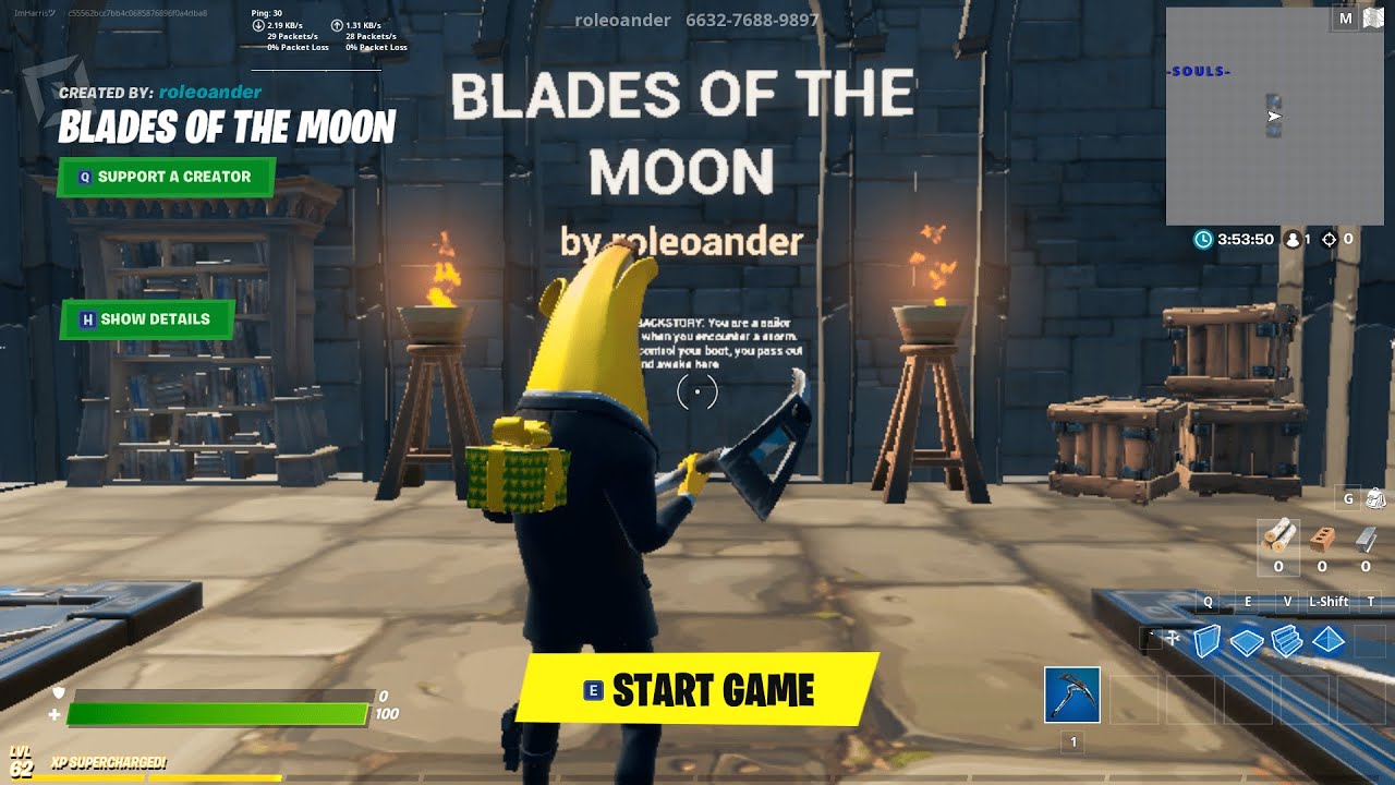 NEW Blades of the Moon Map! Fortnite Creative - YouTube