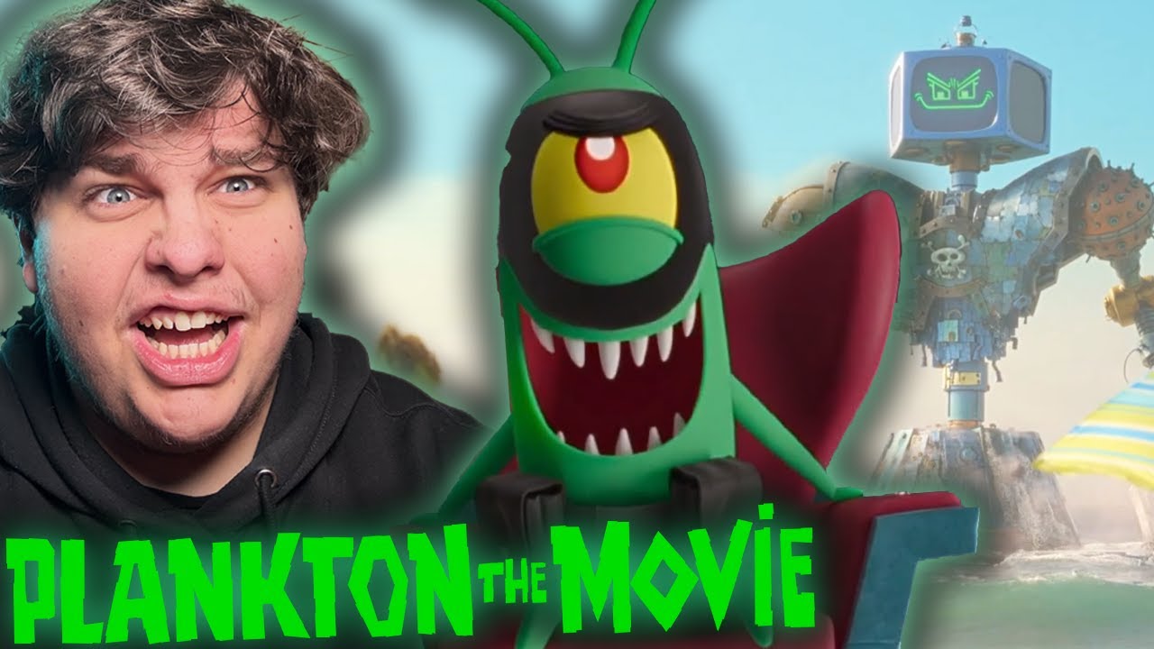 ( PLEASE HELP ME) PLANKTON THE MOVIE | REACTION!!! | SPONGEBOB ...