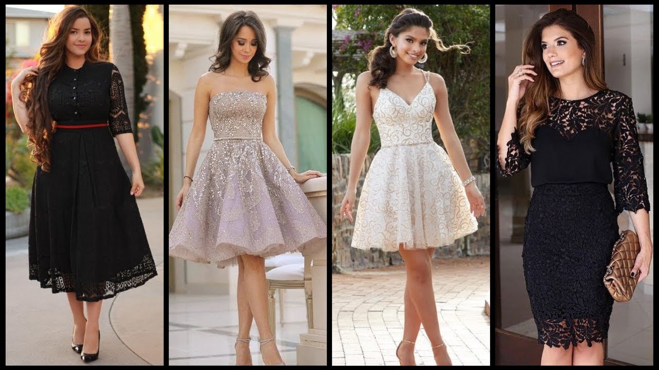 Trendy Cocktail Dresses For Women Youtube