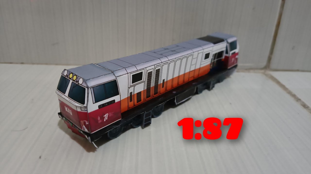 Halzet Papercraft || KAI General Electric GE CM20EMP/CC206 Livery 77th ...