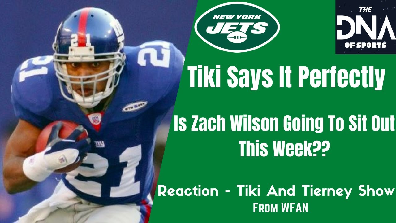 Tiki Says It Perfectly.. Is Zach Wilson Going To Sit Out This Week ...