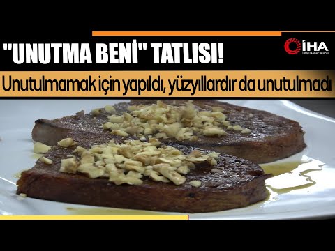 Bu Tatlının Adı  ‘Unutma Beni’? İşte Hüzünlendiren Hikâyesi!