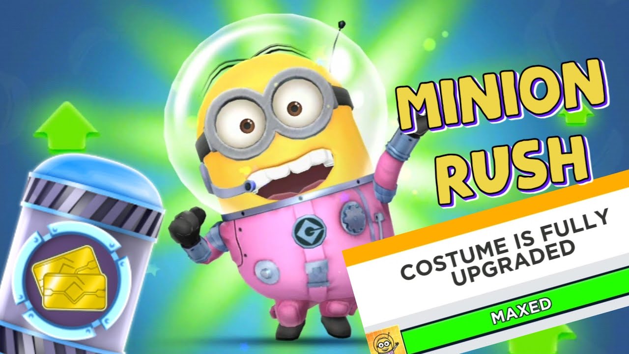Minion Rush Astronaut Costume is Fully Upgraded and rewards claim prize ...
