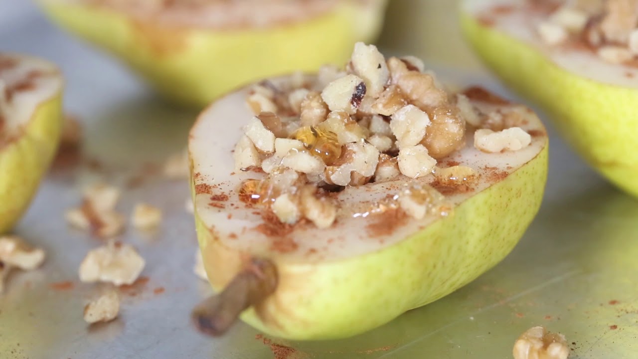 How To Make Baked Pears - YouTube