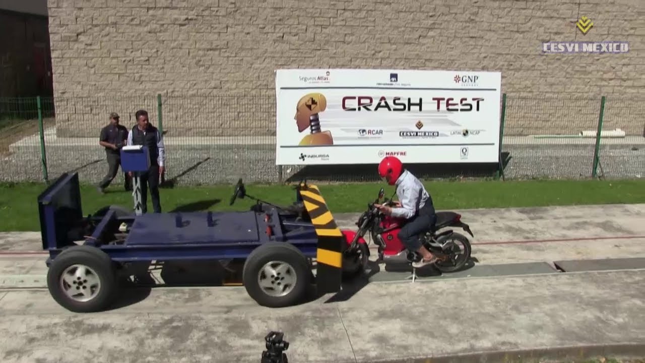 Low-Speed Crash Test - 2019 Motorcycle Super Soco TS - YouTube
