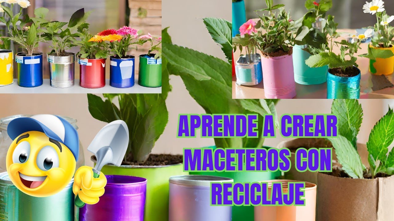 INCREIBLES ideas de MACETAS recicladas para tu JARDIN - Aprende a CREAR ...